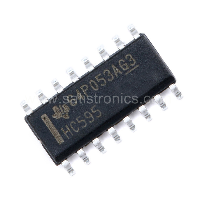 TI SN74HC595DR SOIC-16 Logic Chip Shift Register | Satistronics
